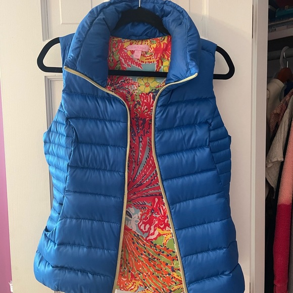 Lilly Pulitzer | Jackets & Coats | Lilly Pulitzer Puffer Vest | Poshmark